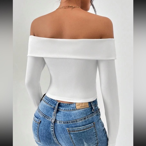 Tops | Boho Off Shoulder Fitted Top | Poshmark